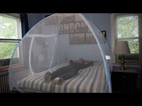 Ammer Pop up Mosquito Net Tent for Beds, Queen Size Review