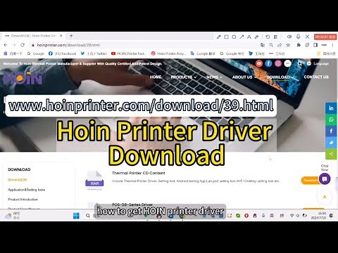 Where to download Hoin printer driver ?