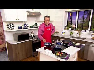 GraniteStone Diamond Infused 5-Pc Nonstick Cookware Set with Glass Lids on QVC