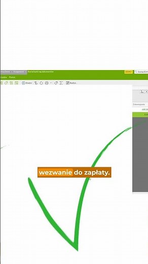 Generowanie wezwania do zapłaty w enova365 #shorts