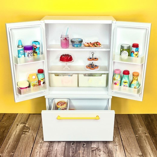 Miniverse Compatible Fridge | Miniature 1:6 Scale | Fully Assembled With Detailed Interior | Customizable Handles - Etsy