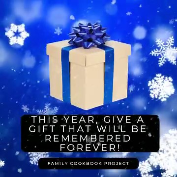 Give the gift of a Family Cookbook This Christmas. FamilyCookbookProject.com makes it fun and easy to preserve Mom's recipes for future generations! https://www.familycookbookproject.com/fcb-prepay-gift.asp #Familycookbook #giftsformom #personalizedgifts #recipebook #christmasgift #Chefgifts | BBQ Recipes | Facebook