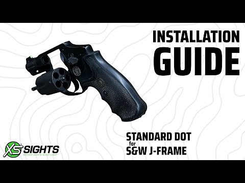 Standard Dot Night Sight Installation - DIY - Smith & Wesson J-frame