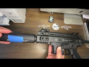 B&T RBS 9mm direct thread suppressor