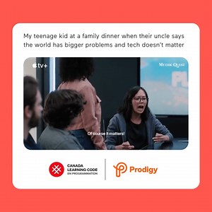 🎮 What are Canada Learning Code and Prodigy Education up to this summer?! We’re teaming up to host a free, in-person hackathon! How cool is this?! This event is held specifically for 13 to 17-year-old female-identified trans and beyond-binary teens. 👩‍💻 Date: Aug. 15 to 18, 2023 Time: 1:00 PM - 4:00 PM ET Location: Prodigy Education Inc. 226 Wyecroft Road, Oakville📍 This hackathon is open to beginners and focused on using technology to address real-world issues. Participants will collaborate