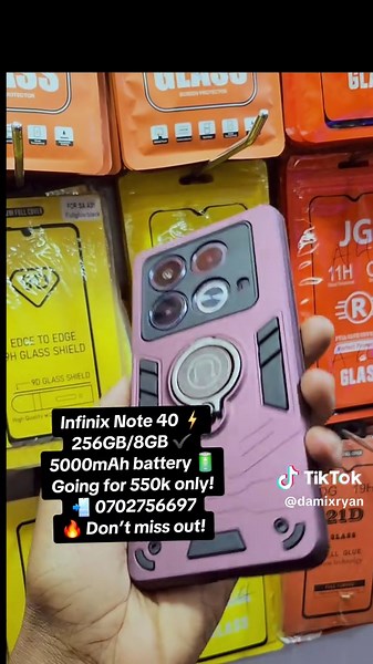 Infinix Note 40: 256GB/8GB at Only 550k!