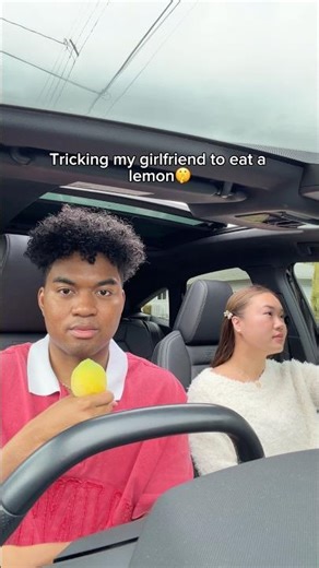 Fake lemon prank on GF🤫 #couple #couples #couplecomedy #foodie #foodies #foodlover #funny #comedy