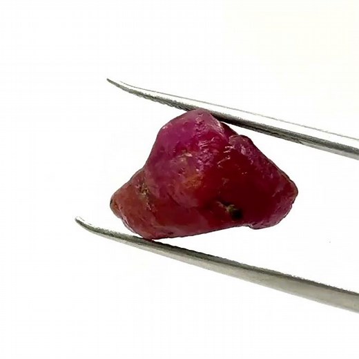 Natural Ruby Uncut Rough Tanzania Mines Super High Grade Burgundy Color EarthMined Raw July Gemstone