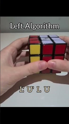 How To Do Right and Left Algorithm! | Rubik's Cube #shorts