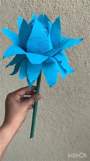 How to Make Stunning Lotus Flower from Tissue Paper | DIY Paper Lotus🌸 | Tissue Paper Flower Craft