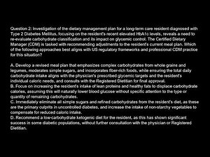 Certified Dietary Manager CDM Free Practice Test video