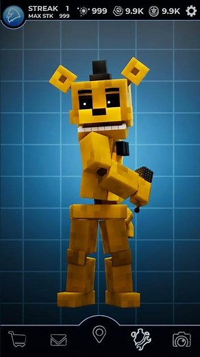 Minecraft Golden Freddy FNaF Workshop Animation