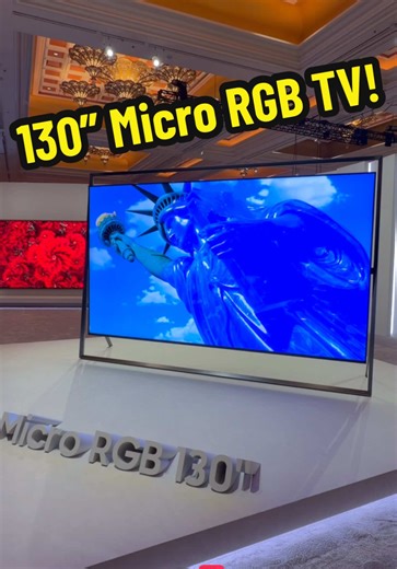 This is why CES is dangerous. 😮 You walk in thinking you’re just “taking a quick lap,” then Samsung hits you with a 130-inch Micro RGB wall that looks like a framed window. 📺 Five steps later, you’re staring at a 6K Odyssey 3D monitor doing glasses-free 3D with eye tracking like it’s normal. 🖥️ Two products, same vibe: “we’re not here to play.” Tell me your pick: TV or MONITOR? #SamsungPartner #TheFirstLook #ces2026 #microrgb #techtok @Samsung US