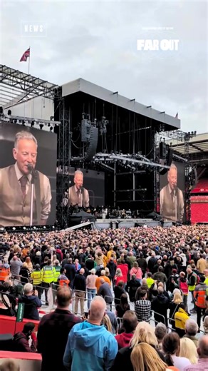 289K views · 28K reactions |  Bruce Springsteen attacks “corrupt, incompetent, and treasonous” Donald Trump regime during his set at Liverpool's Anfield Stadium | Far Out Magazine | Facebook