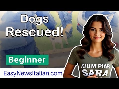 Heartwarming Rescue: Dogs Freed from Begging Exploitation | Beginner #LearnItalian