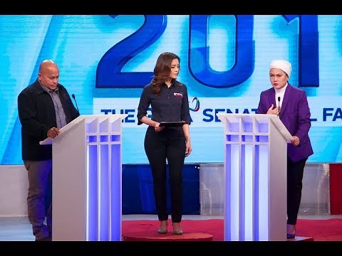 Tapatang Gen. Ronald 'Bato' Dela Rosa at Samira Gutoc | #Debate2019