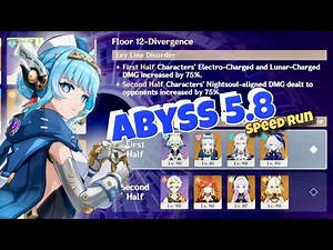 Spiral Abyss 5.8 Floor 12 | Best Team Setup for Lunar-Charged & Nightsoul DMG Buff