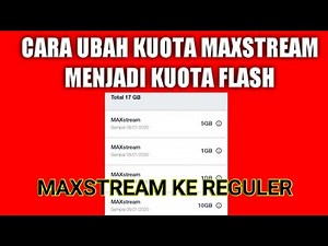 caraa ubah maxxstream menjadi flash