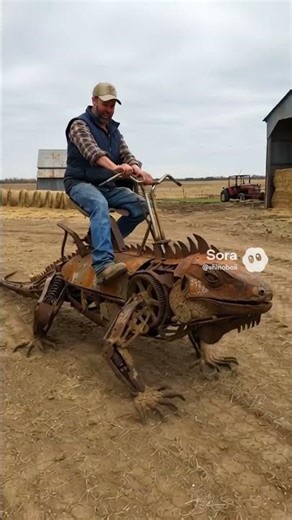 Farming with a Robot Reptile