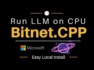 Bitnet.CPP - Run 100B Models on CPU - Easy Install on Windows, Linux, Mac