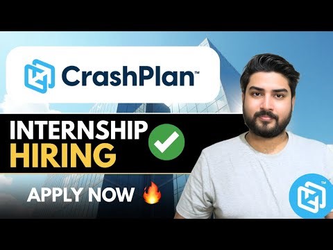 Crashplan Hiring Interns🔥Apply Now