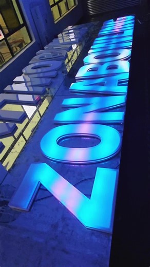 3D signboards that capture more attention. We are a professional factory. If needed, please contact us.#ledlights #logo #sign #signboards