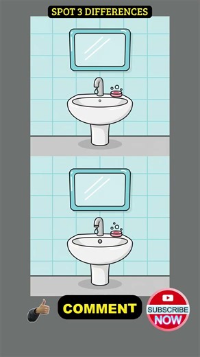 Spot 3 Differences #197 #brainflexarena #spotthedifferencegame #logicpuzzles