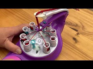 Demonstrating the Kumikreator Bead and Braider - Mechanical Kumihimo “Toy” Friendship Bracelet Maker