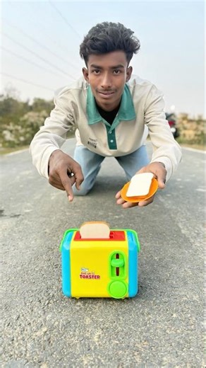 Mini Pop Up Bread Toaster Machine Unboxing 🍞😱