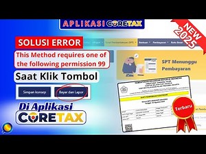 Solusi Error Saat Klik Tombol Bayar dan Lapor This Method requires one of the following permission99