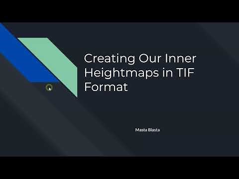 Creating Our Inner Heightmaps in TIF Format