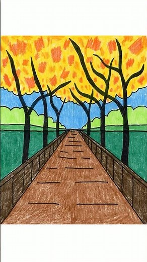 How to make a Perspective Drawing #drawingtutorial