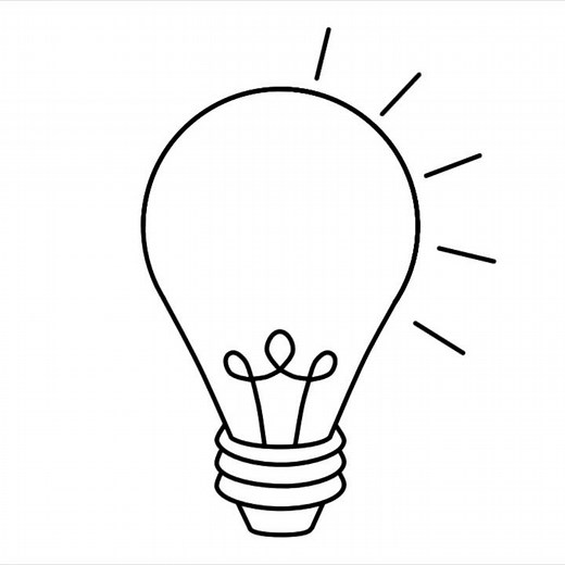 How to Draw a Light Bulb #shorts #lightbulb #draw