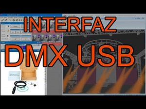 Interfaz DMX usb, para controlar sus luces dmx.