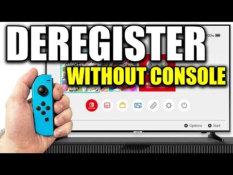How to Deregister Nintendo Switch Without The Console!