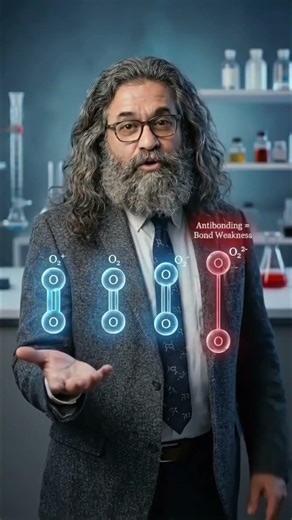 Stability!O₂, O₂⁺, O₂⁻, O₂²⁻ 🔥 Stability ka asli sach (MOT) #ytshorts #shorts #chemistry #jee #neet