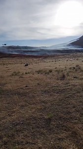 UPDATE: As the Big Springs Fire passes an estimated 2,200 acres burned, fire crews say target shooting ignited a new fire just a few miles away after hitting an exploding target in an area of dry grass. More info here: https://ksltv.com/?p=439376 (Video courtesy: Utah Fire Info/Twitter) | KSL 5 TV