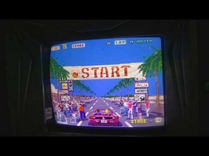 Outrun Arcade Cabinet Gameplay