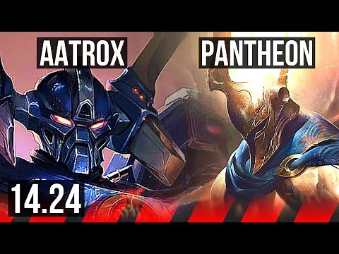 AATROX vs PANTHEON (TOP) | NA Grandmaster | 14.24