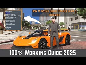 How to Install Simple Trainer in GTA 5 Enhanced | 100% Working Guide 2025