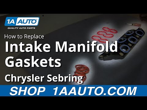 How to Replace Intake Manifold Gasket Set 01-09 Chrysler Sebring Dodge Stratus