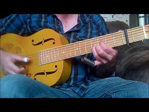 Hoochie Coochie Man Slide Guitar in Open A Tuning