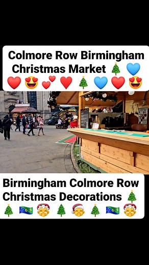 Colmore Row Birmingham Christmas Market and Decorations, German Market Colmore Row Birmingham City Centre #christmasdecor #Christmas #birmingham | UK Birmingham Travel & Events