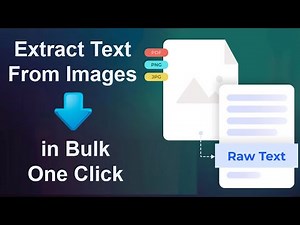 Convert Bulk Images to Text in One Click 🔁 Extract Text From Multiple Images
