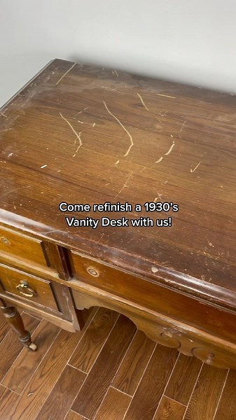 Refinished 1930's Vanity Desk Tutorial