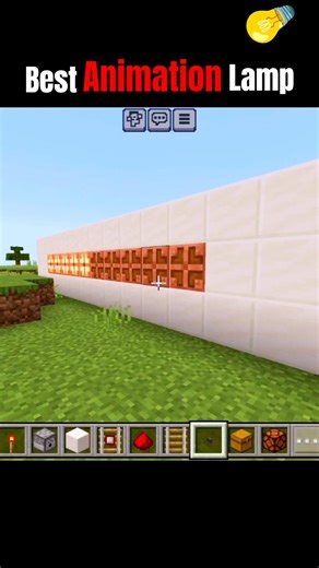 Minecraft Animation lamp #minecraftshorts #viral #invincible