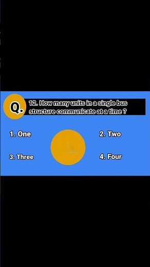 How many units in a single bus structure communicate at time ?