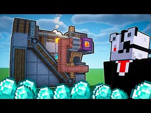 Minecraft Create Mod 400 PER HOUR DIAMOND Farm Tutorial! | 3zkMC