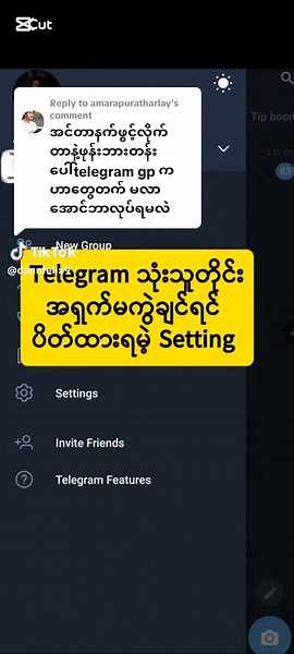 Telegram မှာ Privacy Settings များကို သိထားသင့်တာ