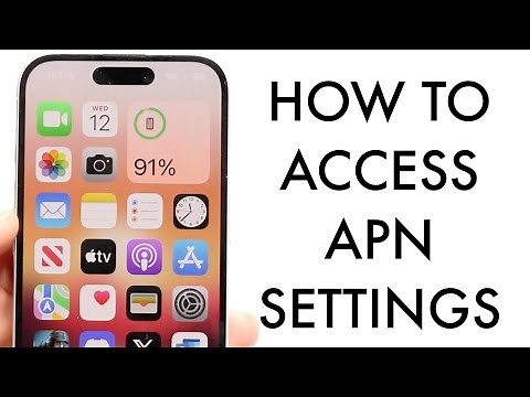 How To Access APN Settings On iPhone! (2025)